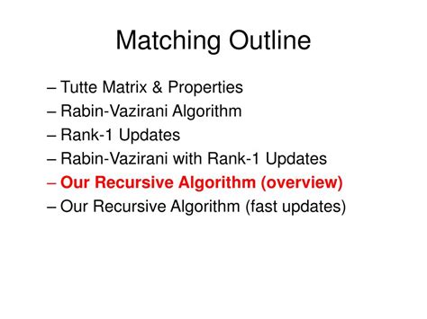 Ppt Algebraic Structures And Algorithms For Matching And Matroid