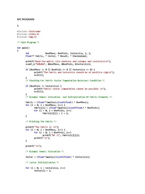 hpc programs pdf operating system technology software