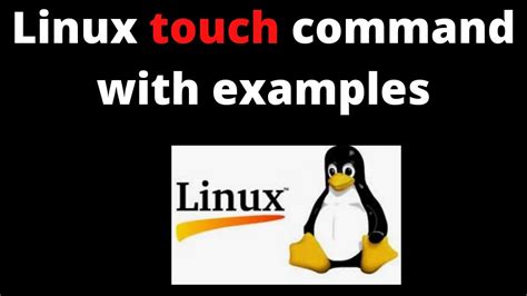 5 Linux Tutorials Linux Touch Command With Examples Youtube