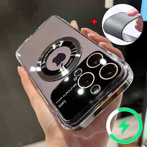 Capa Met Lica Magn Tica De Anel Magn Tico Premium Capinha Iphone Pro Max Anti Impacto Anti