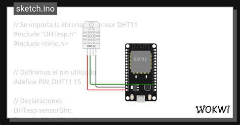 Temperatura Y Humedad Wokwi Esp32 Stm32 Arduino Simulator