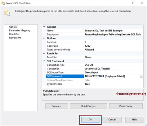 Execute Sql Task In Ssis Example