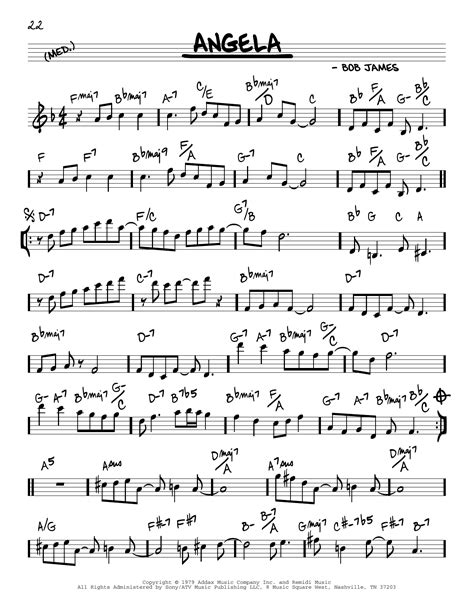 Download Angela Bob James Piano Solo Sheet Music Pdf 33016
