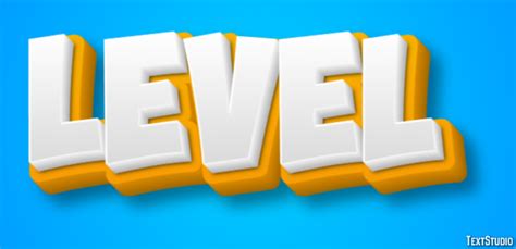 Level Text Effect And Logo Design Word