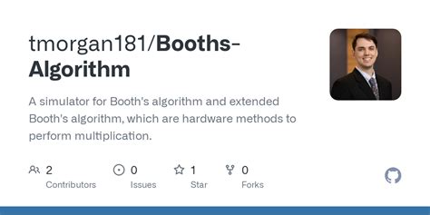 Github Tmorgan181booths Algorithm A Simulator For Booths Algorithm