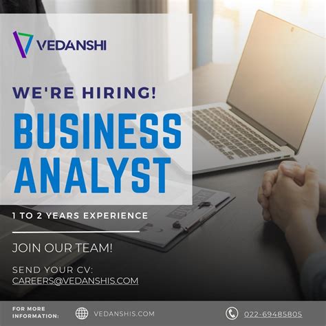 Vedanshi System On Linkedin Wearehiring Hiringalert Hiring Businessanalyst Jobopenings