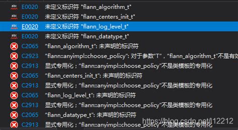 plc库 报错 未定义标识符 “flann algorithm t“ plc 提示符号未定义 csdn博客