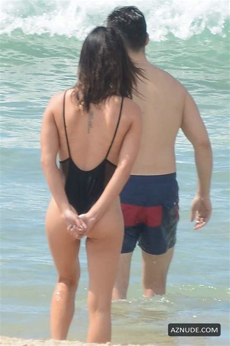 Jacqueline Macinnes Wood Sexy In Black Swimsuit At Bondi Beach In Australia Aznude