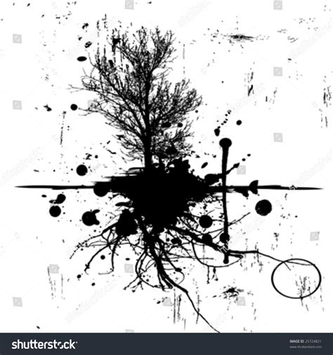 Abstract Tree Vector Illustration Stock Vector Royalty Free Shutterstock