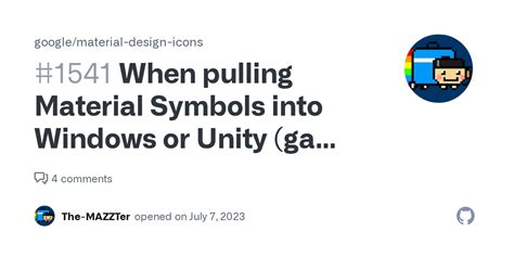 When Pulling Material Symbols Into Windows Or Unity Game Engine Some