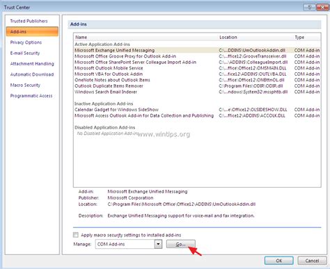 How To Manage And Disable Add Ins In Office 2016 2013 2010 2007 2003