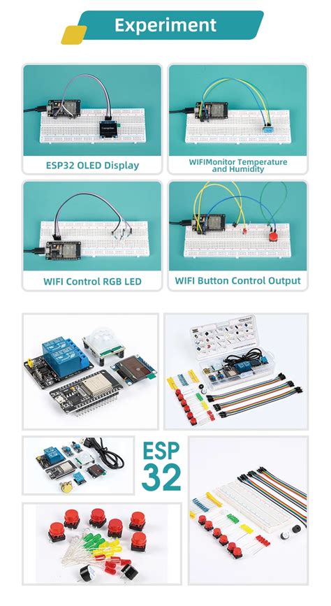 Robotlinking Starter Kit For Esp32 Esp 32s Wifi I Ot Development Board
