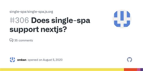 Does Single Spa Support Nextjs Issue Single Spa Single Spa Js Org Github