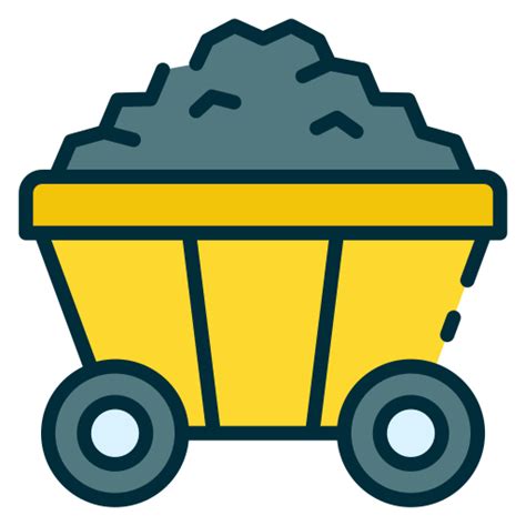 Coal Good Ware Lineal Color Icon