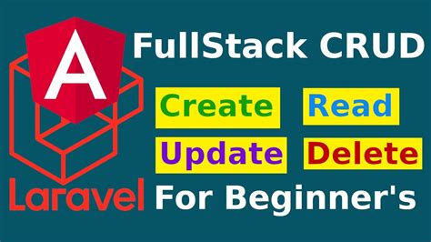 Build A Fullstack Crud App Laravel 9 And Angular 13 Tutorial For