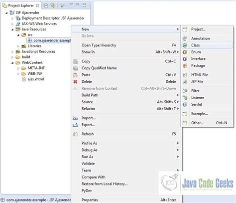 Jsf Ajax Render Example Java Code Geeks