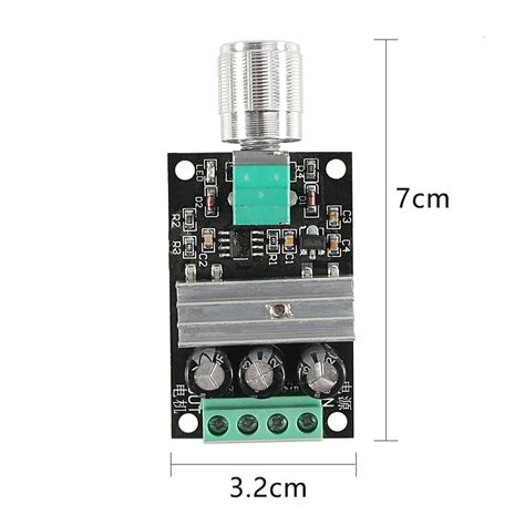 3a 6v 28v Dc Motor Pwm Speed Regulatorr Kitsguru