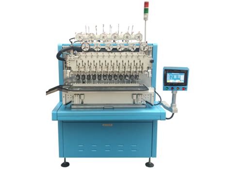 E 6012 LE3S全自动十二轴包胶绕线机 夹胶型