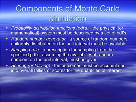 Ppt An Introduction To Random Number Generators And Monte Carlo Methods Powerpoint