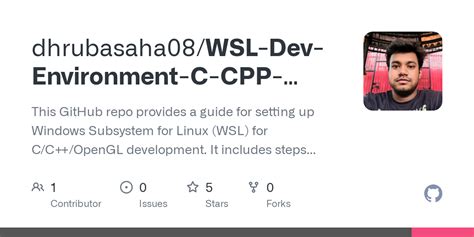 Github Dhrubasaha08wsl Dev Environment C Cpp Opengl This Github