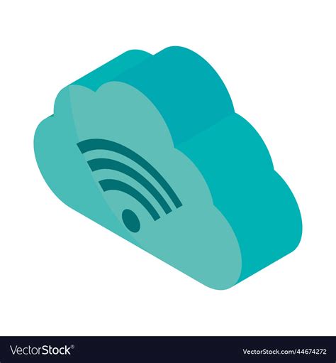 Cloud Computing Wifi Royalty Free Vector Image