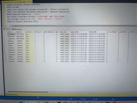 Northwind Query 1 Display The Customer Company Name Address City