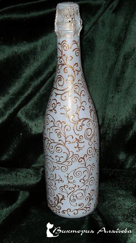 Шампанское свадебное | Bottles decoration, Decor, Home decor