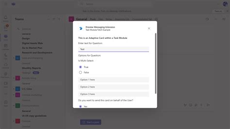 Teams Messaging Extensions Action Preview Code Samples Microsoft Learn