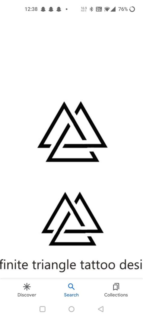 Triangle Tattoo Logo Design