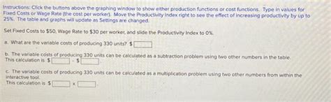 Solved Instructions Click The Buttons Above The Graphing