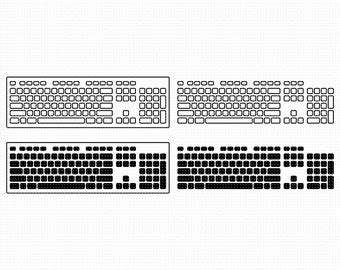 Keyboard Dxf Etsy