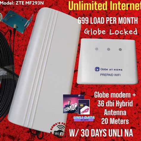 New Zte Globe Modem Outdoor Antenna Free 50gb Lazada Ph