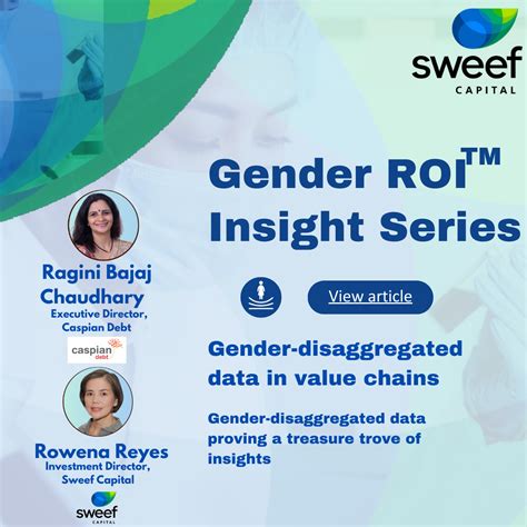 Gender Disaggregated Data In Value Chains Sweef Capital