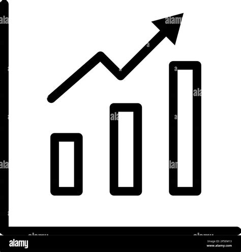 Flat Design Growing Bar Graph Editable Vector Stock Vector Image And Art Alamy