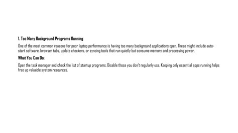 Ppt Why Your Laptop Is Slowing Down—and How To Fix It Powerpoint