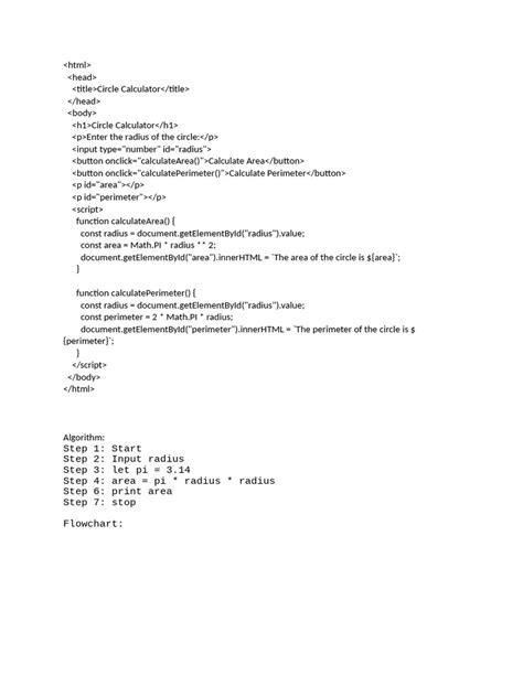 Write An Algorithm Draw A Flowchart And Write A Javas Pdf