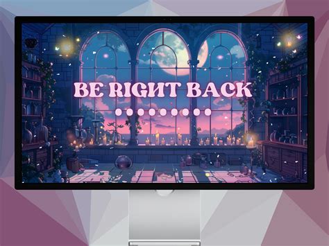 Pink Animated Stream Screen Overlay For Twitch Pink Twitch Overlay Witch Animated Stream Pink