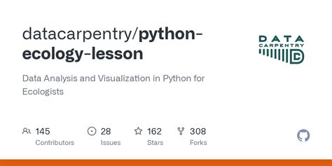 Github Datacarpentrypython Ecology Lesson Data Analysis And