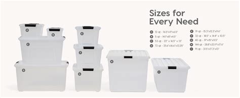 Iris Usa 94 Qt Stackable Plastic Storage Bins With Lids 2