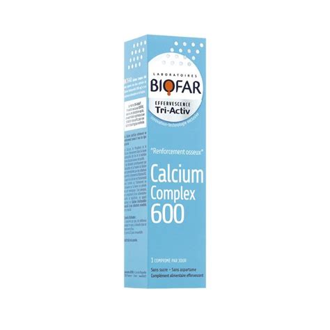 Biofar Calcium Complex 600mg 15 šumećih Tableta