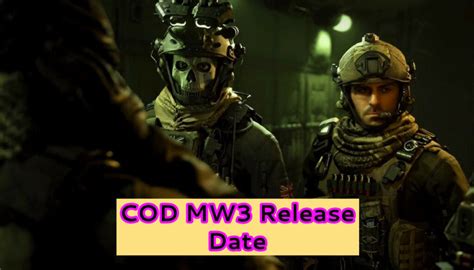 COD MW Release Date Modern Warfare Pre Order Online