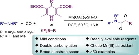 Manganese Iii ‐promoted Double Carbonylation Of Anilines Toward α‐ketoamides Synthesis Chen