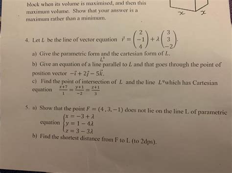 Solved Block When Its Volume Is Maximised And Then This Chegg Com