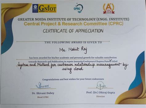 Mohit Raj On Linkedin Achievement Learner Growth Patent Coder