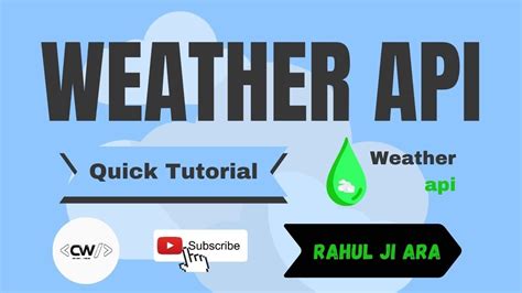 Weather Api Quick Tutorial How To Get Real Time Weather Data Codeword Youtube