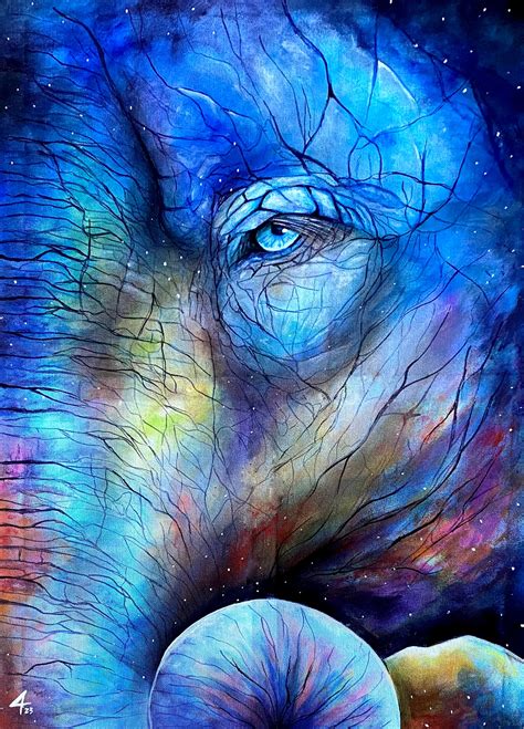 Cuadro De Elefante Jesus Pereira Artista