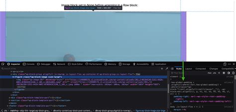 Image Blocks Alignment Setting Impacts Padding Once Nested Inside Row Block · Issue 50263