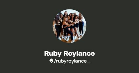 Ruby Roylance Instagram Tiktok Linktree