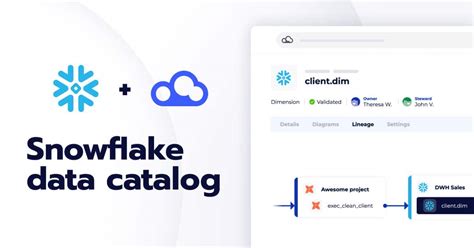 Snowflake Data Catalog Connector Datagalaxy