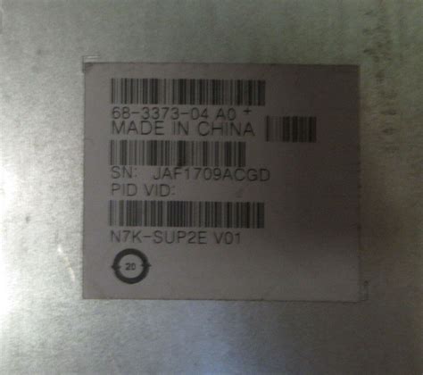 Cisco Nexus 7000 N7k Sup2e 10 Gigabit Ethernet Supervisor2 Enhanced Module